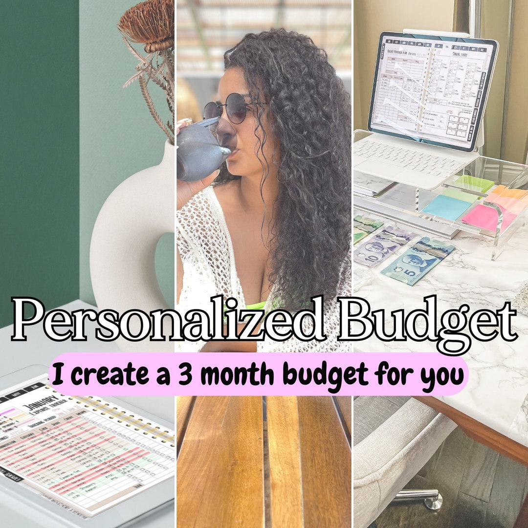 Personalized Custom Budget, I Create Your 3-month Budget With Paycheck ...