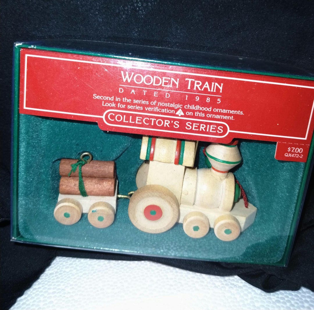 Hallmark Wooden Train 1985 Number Two in the Series. - Etsy