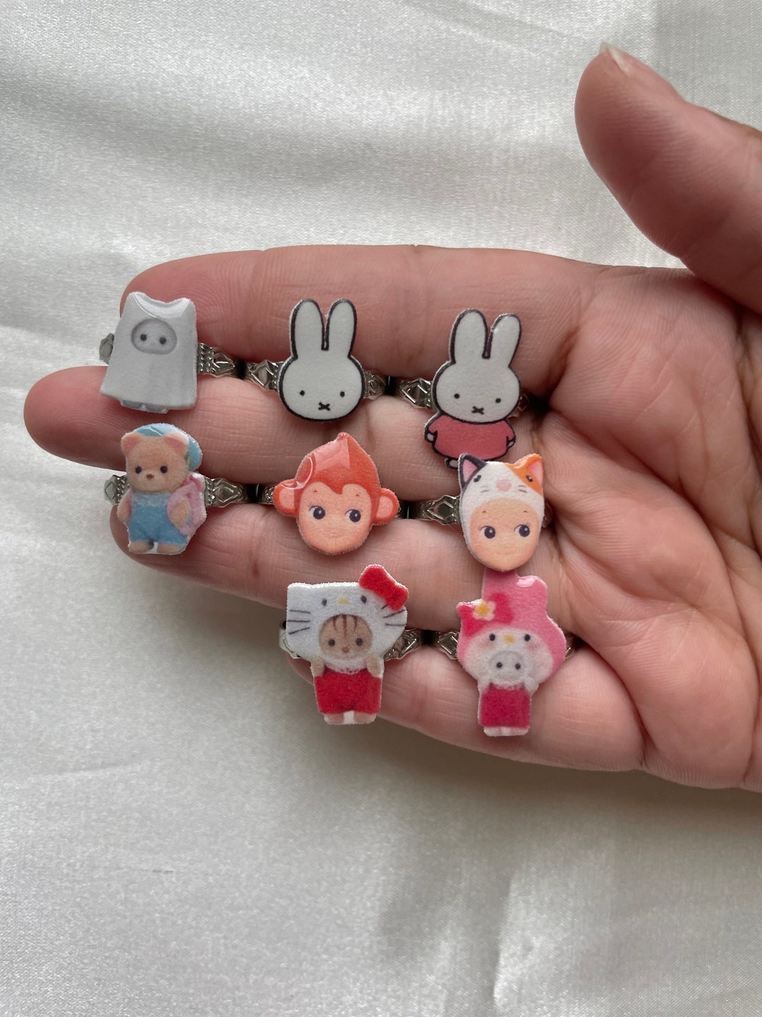 Miffy Rings - Calico Critter Rings - Sonny Angel Rings - Calico Critter ...