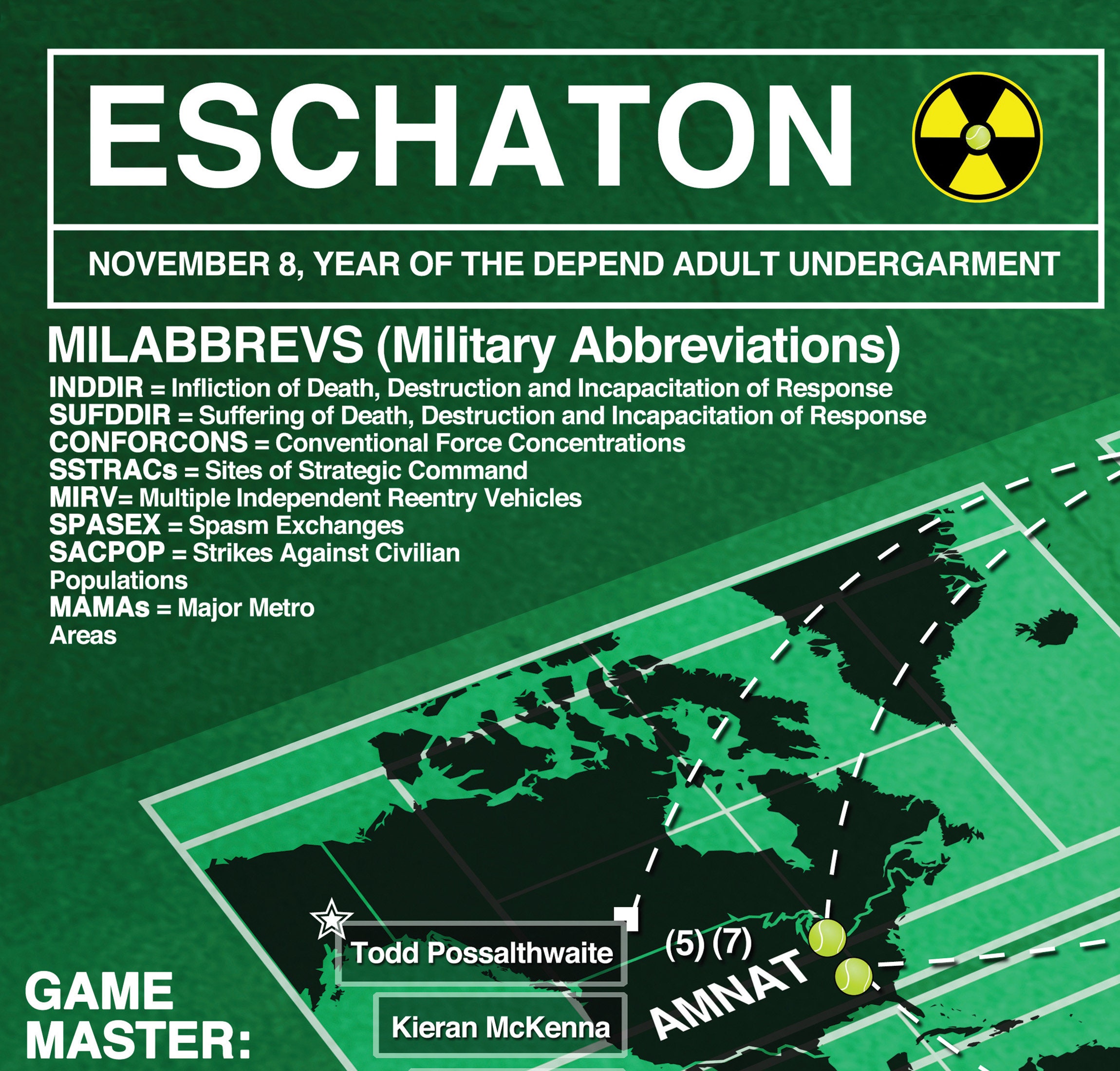 Eschaton Poster Infinite Jest David Foster Wallace - Etsy