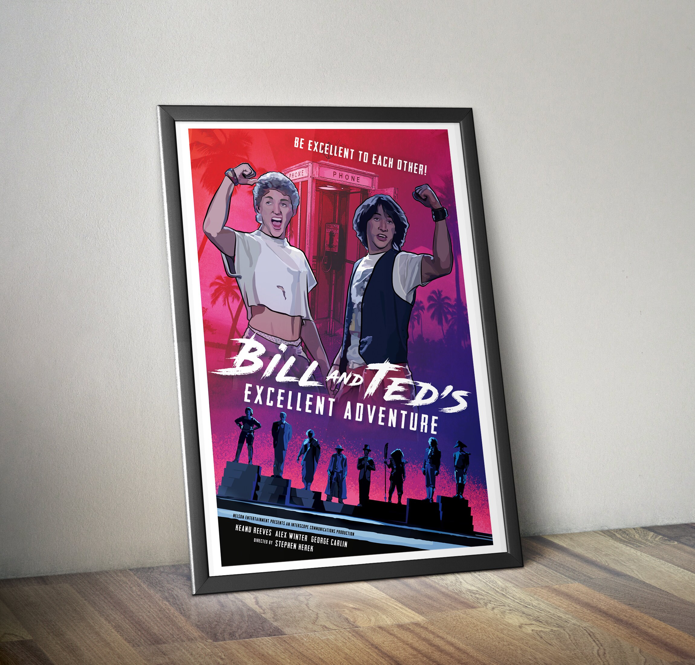 Bill And Ted Excellent Adventure Movie Poster