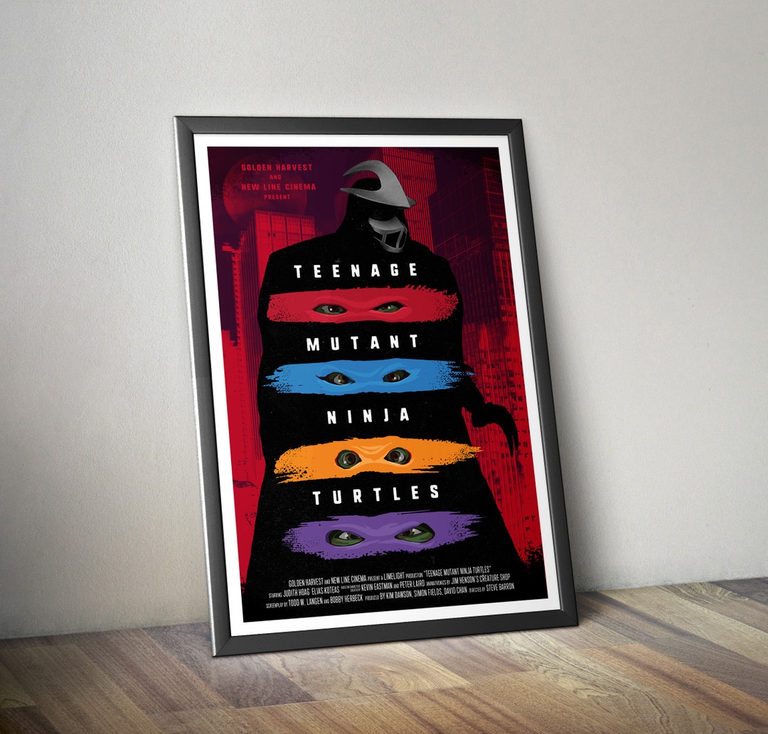 Teenage Mutant Ninja Turtles - Alternative Movie Poster - TMNT 1990 - Etsy