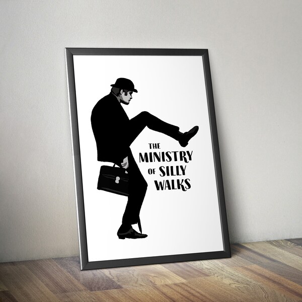 Ministry of Silly Walks Clock - Etsy