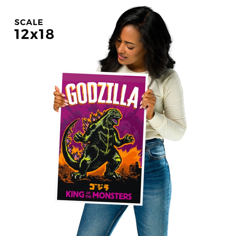 Godzilla Alternative Movie Poster - King of the Monsters - Etsy