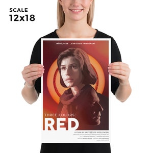 Three Colors: Red - Alternative Movie Poster - Irene Jacob, Krzysztof ...