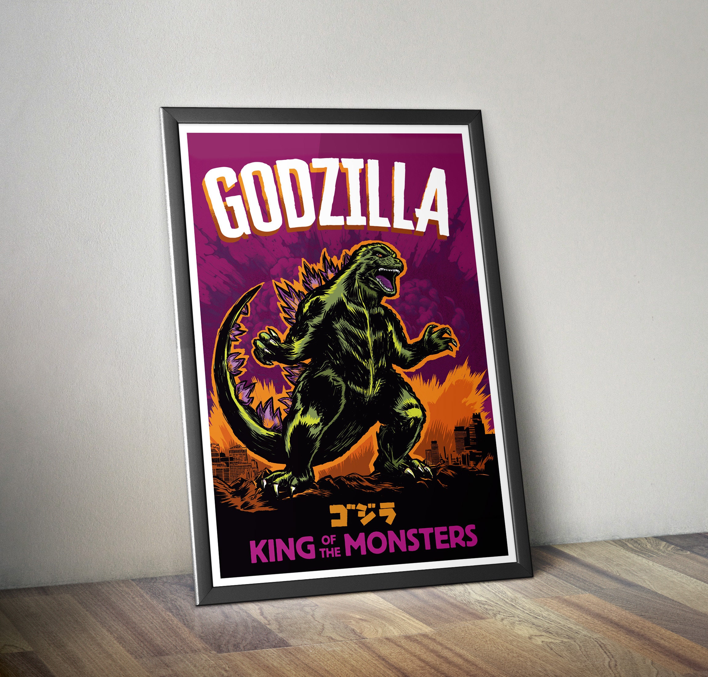 Godzilla Alternative Movie Poster - King of the Monsters - Etsy