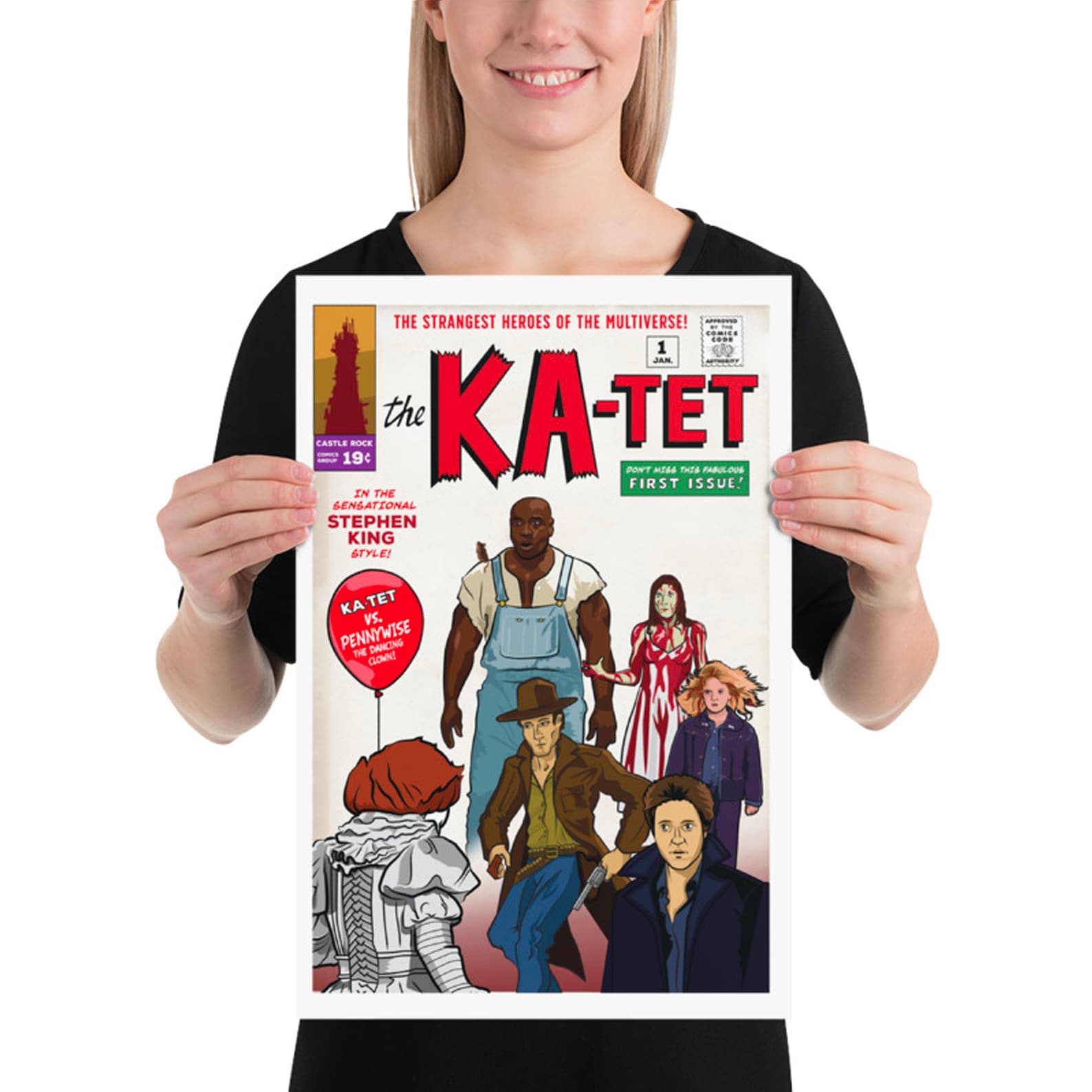 The Ka-tet Stephen King Comic Book Cover Poster the Dark - Etsy