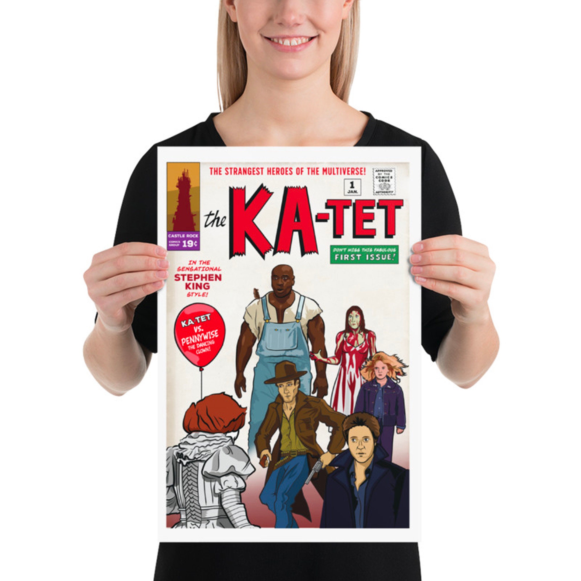 The Ka-tet Stephen King Comic Book Cover Poster the Dark - Etsy