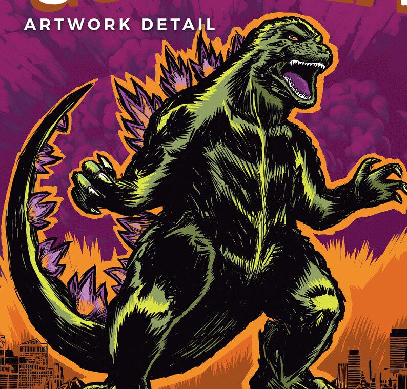 Godzilla Alternative Movie Poster - King of the Monsters - Etsy