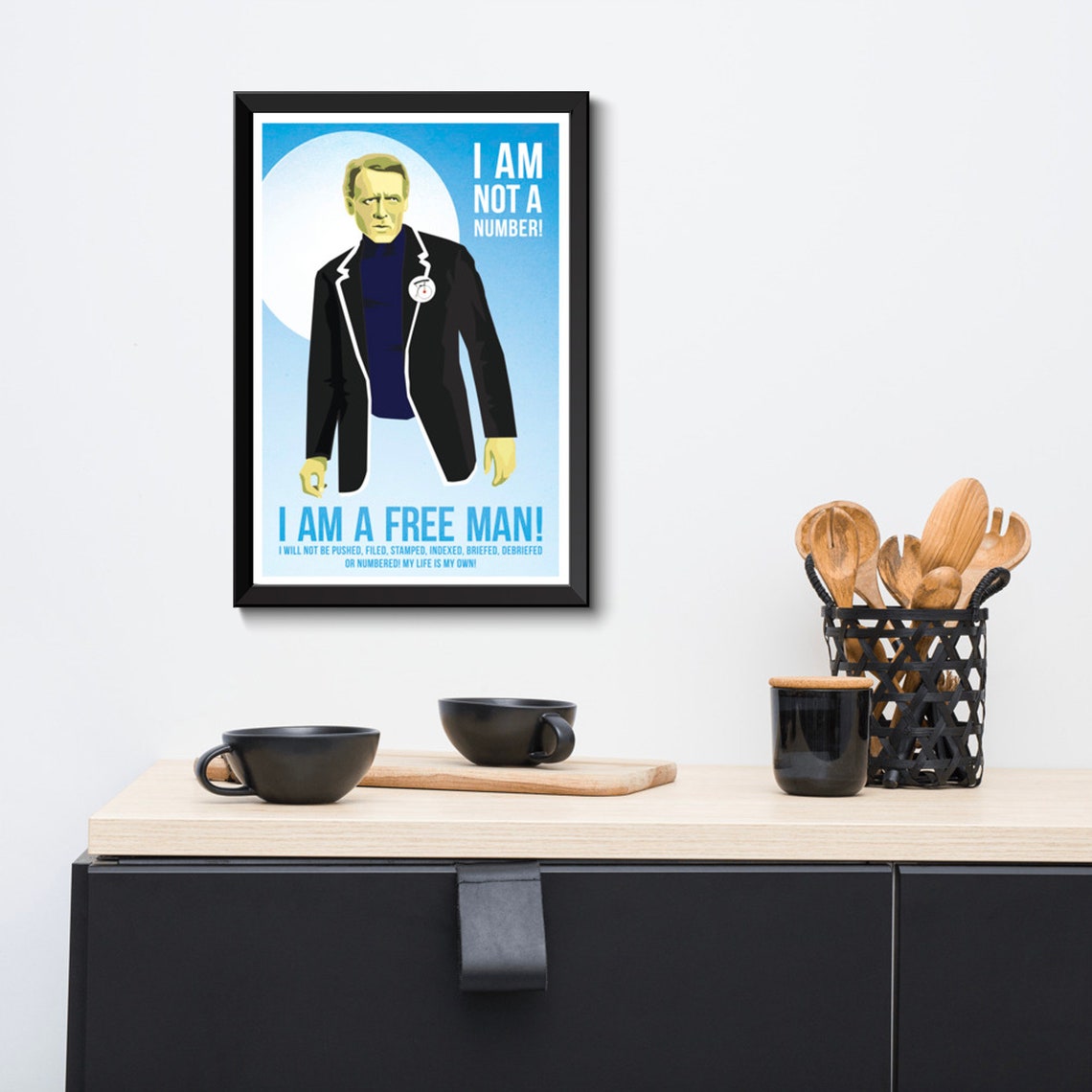 The Prisoner I Am Not a Number poster Patrick McGoohan | Etsy