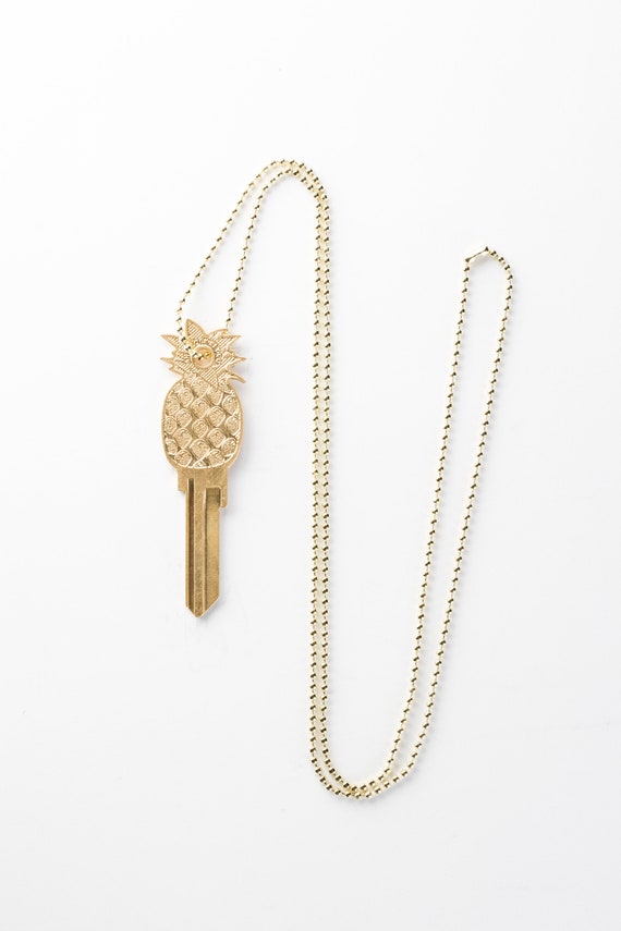 Pineapple Key Real House Key Blank New Home Owner House - Etsy Canada