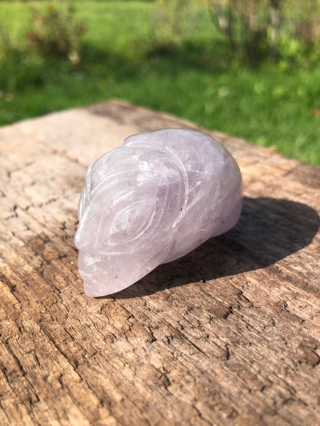 AMETHYST CRYSTAL Skull Alien Head Traveller Alien - Etsy