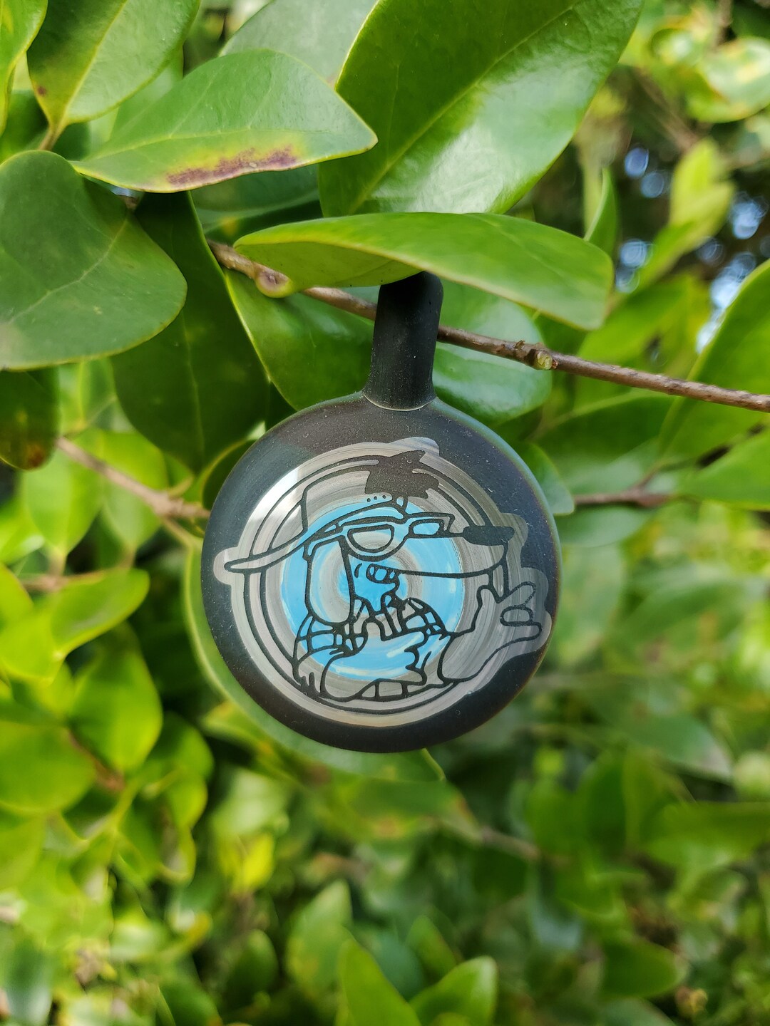 Poochie Simpsons Glass Pendant - Etsy