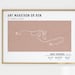 Any Marathon or Run Map Poster, Custom Hike Route Map, Strava or GPX ...