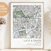 Where We First Met Map, First Date Map, Gift for Boyfriend, Our First ...
