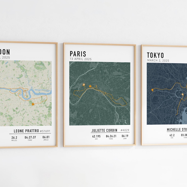 Rome Marathon Map Poster, Run Rome Marathon 2026 Route, Custom Marathon ...