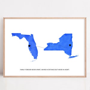 Long Distance Family Gift, Long Distance London to Australia, Long ...