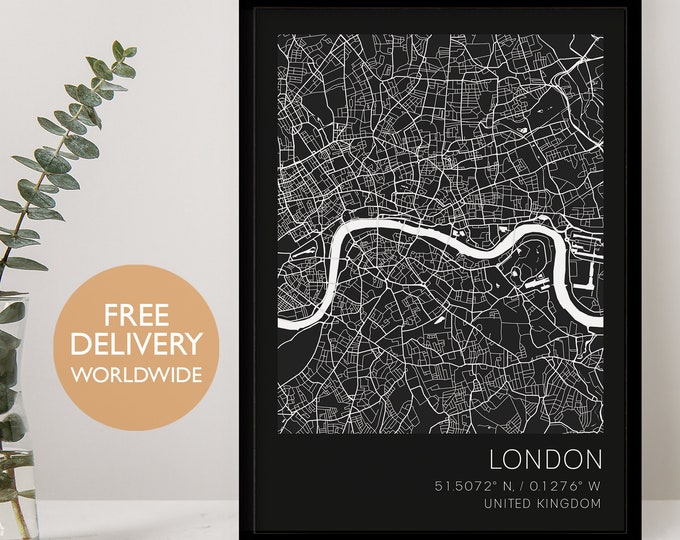 Custom Map, Map Art, City Maps, Map Print, City Map Print, Map Gift ...