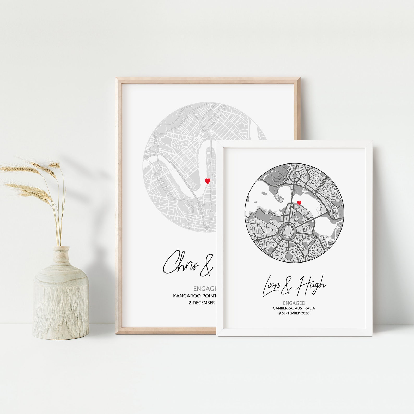 Where We First Met Map First Date Map Gift for Boyfriend - Etsy