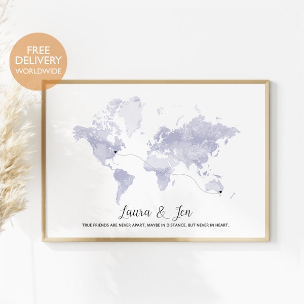 Long Distance Friend - Etsy