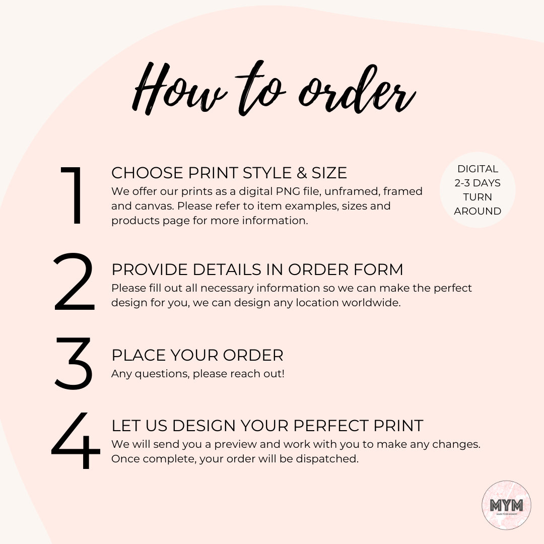 Married Map Print Personalised Marriage Map Wedding Gift - Etsy