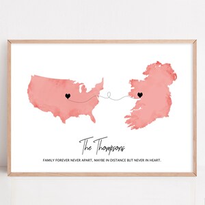 Long Distance Family Gift, Long Distance London to Australia, Long ...