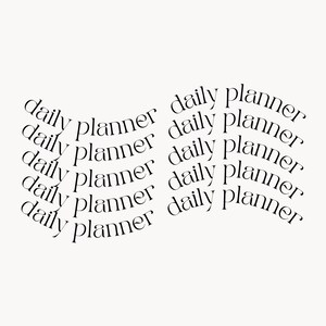 Digital Daily Planner | Printable & Hyperlinked PDF | Productivity Time ...
