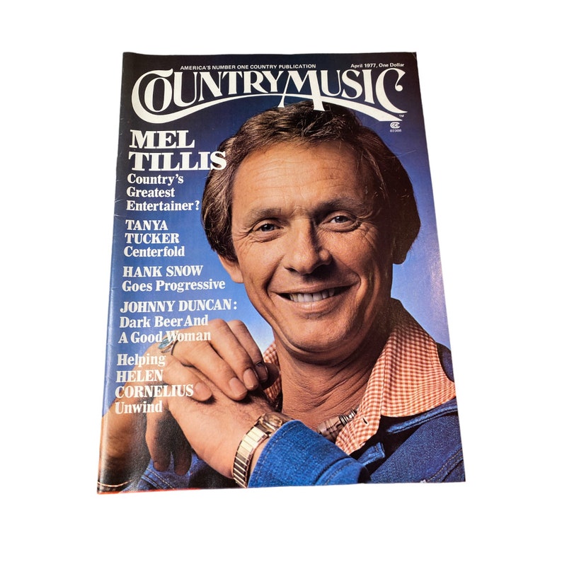 COUNTRY MUSIC MAGAZINE April 1977 Country Music News and History W ...