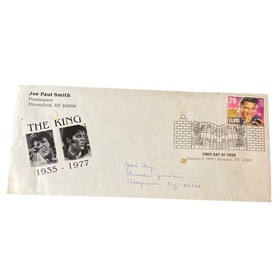 January 8 1993 Vintage ELVIS First Day Issue Envelope With - Etsy