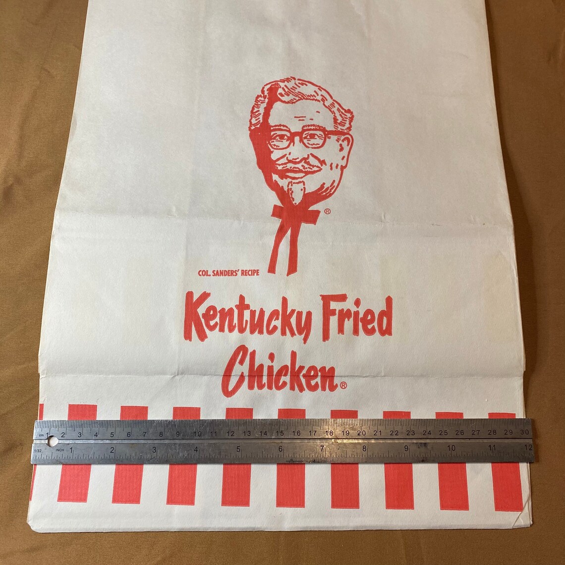 1960s KFC Bag Unused 12x17 Large Paper To-go Sack New Old - Etsy