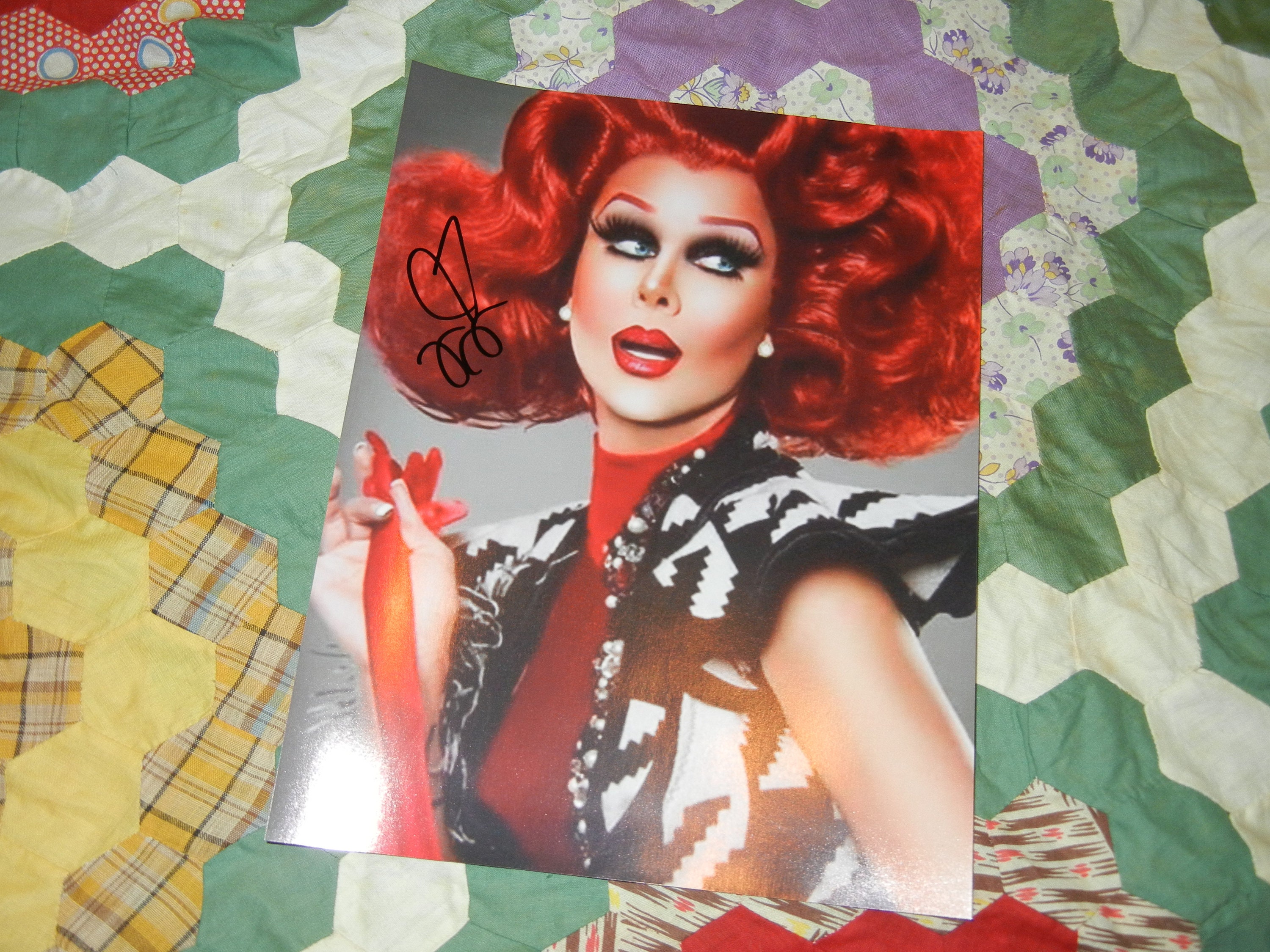 TRINITY THE TUCK Signed Autograph 8.5x11 Photo RuPaul's Drag Race VH1 ...