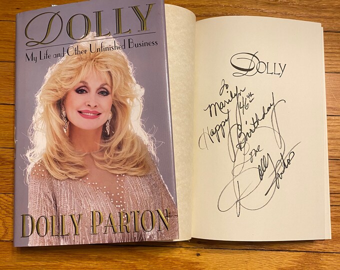 DOLLY PARTON Autographed RARE Copy of “dolly” Book! Legendary Country ...