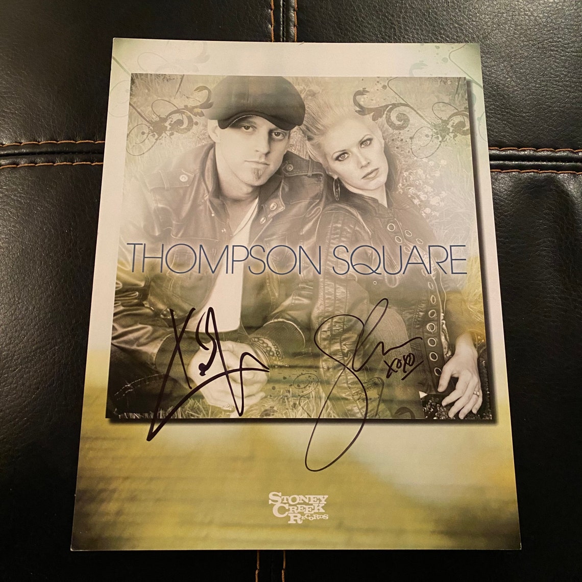 THOMPSON SQUARE Signed Autograph 8.5x11 Promo Photo Country Music ...