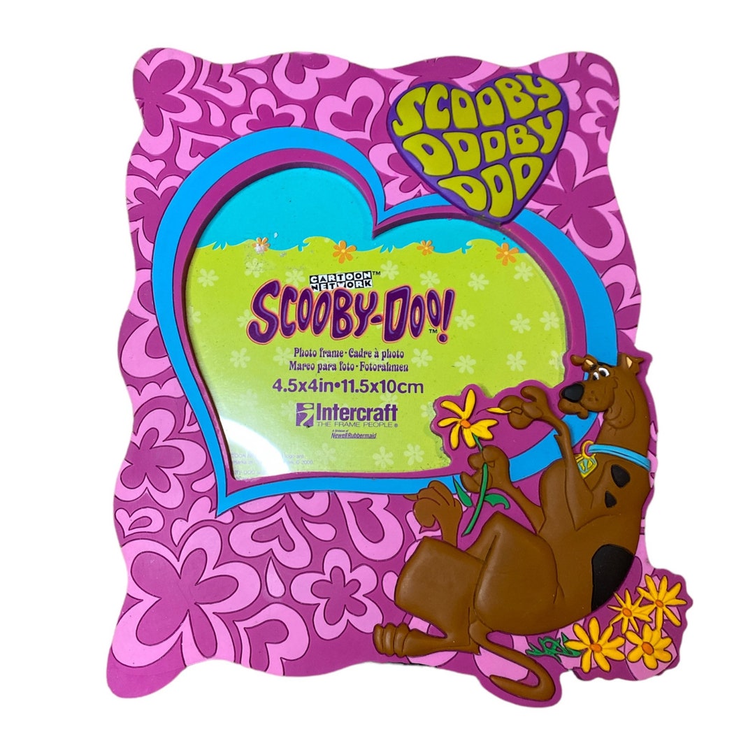 2000 SCOOBY DOO Vintage Cartoon Network Silicone Photo Frame Fits 4.5x5 ...