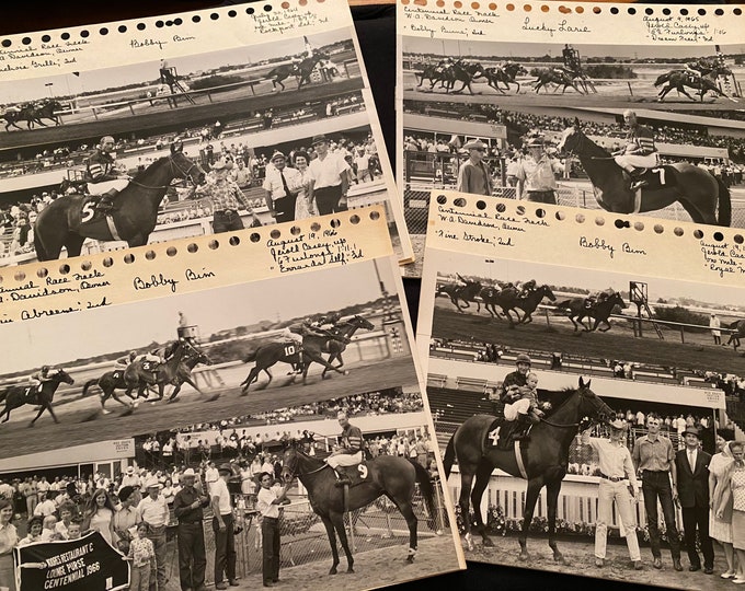 Lot of 4 ORIGINAL 1964-1967 WINNERS CIRCLE 8x10 Photos of Wind - Etsy