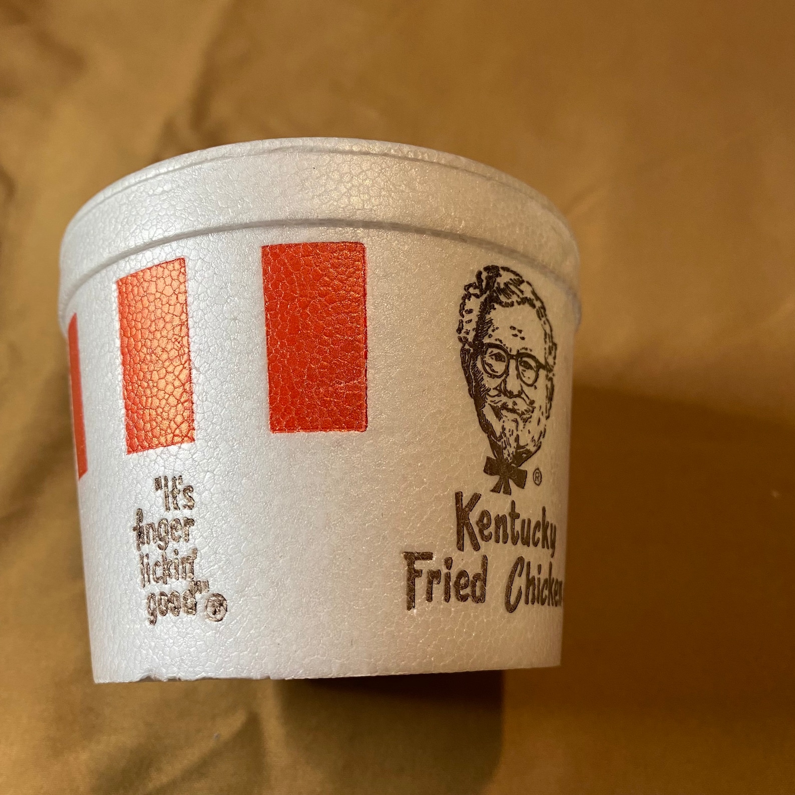 1970s KFC 3 Styrofoam Restaurant Side Container New Old - Etsy