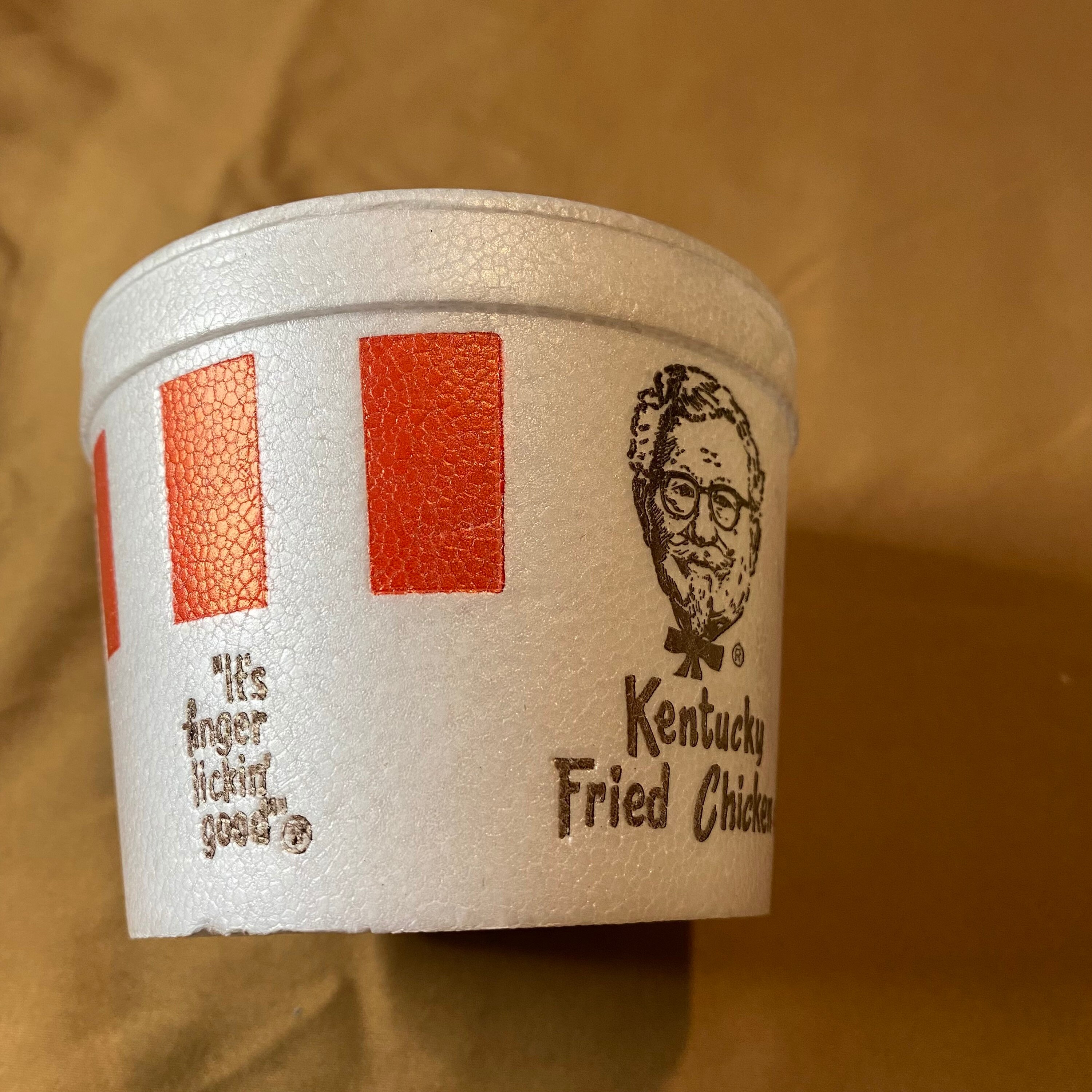 1970s KFC 3 Styrofoam Restaurant Side Container New Old | Etsy