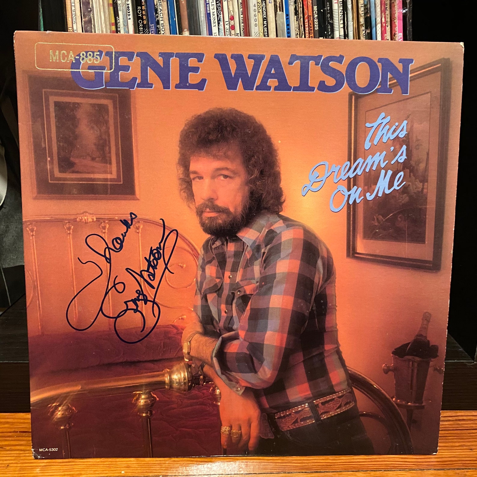 GENE WATSON Autographed MCA-885 this Dreams on Me Vintage Record Album ...