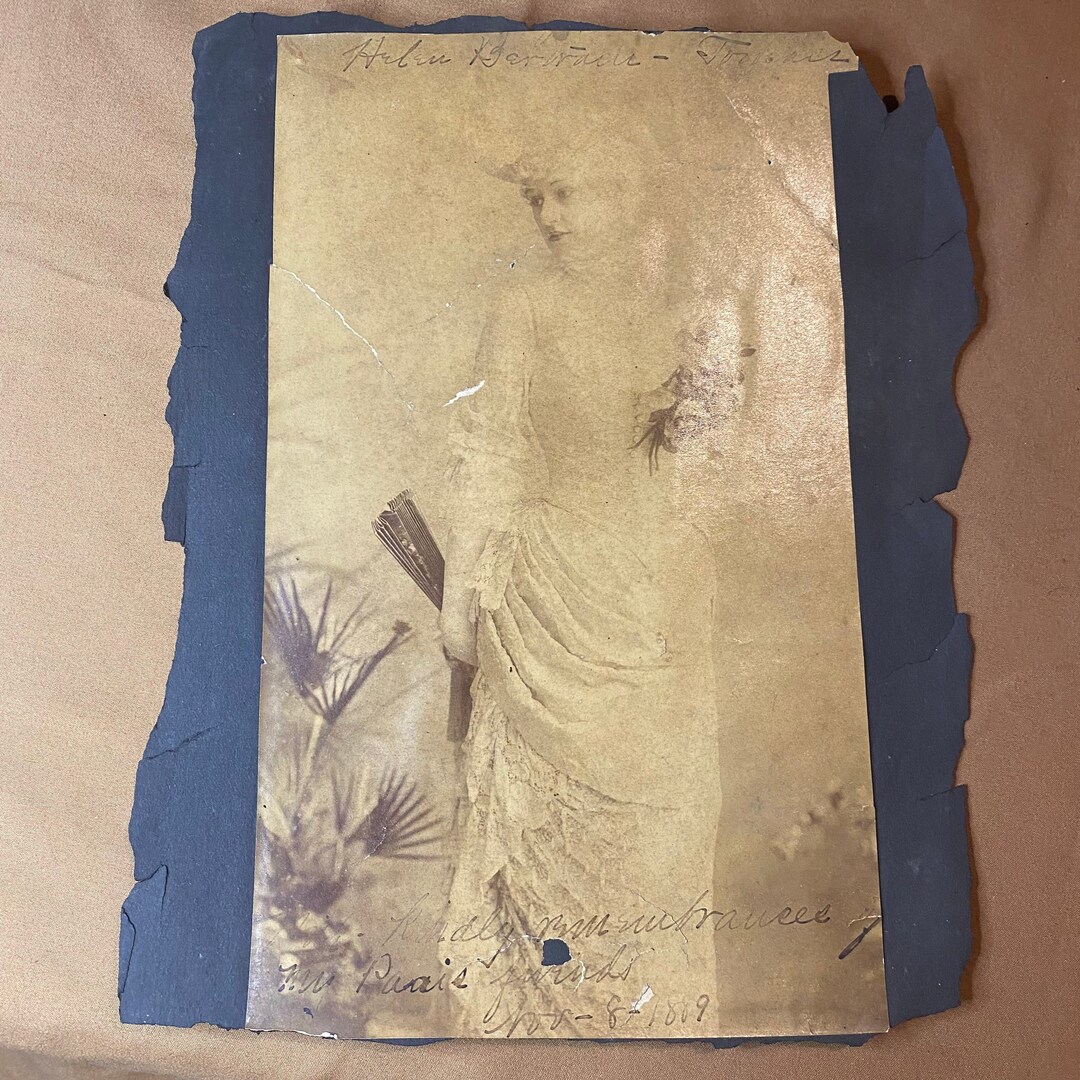 Mystery Unknown Autographed Photo From Helen Bertram Morgan Collection ...