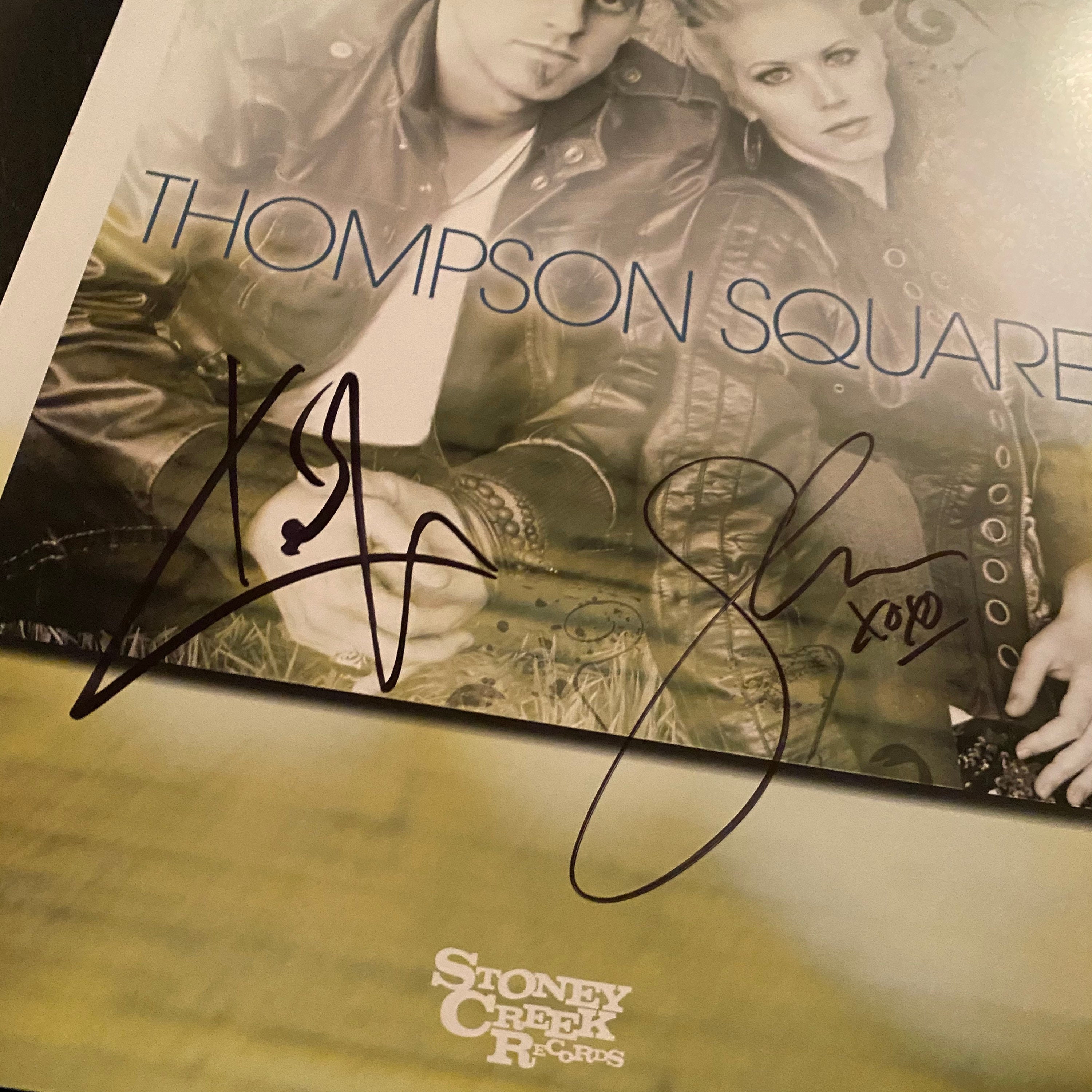 THOMPSON SQUARE Signed Autograph 8.5x11 Promo Photo Country Music ...