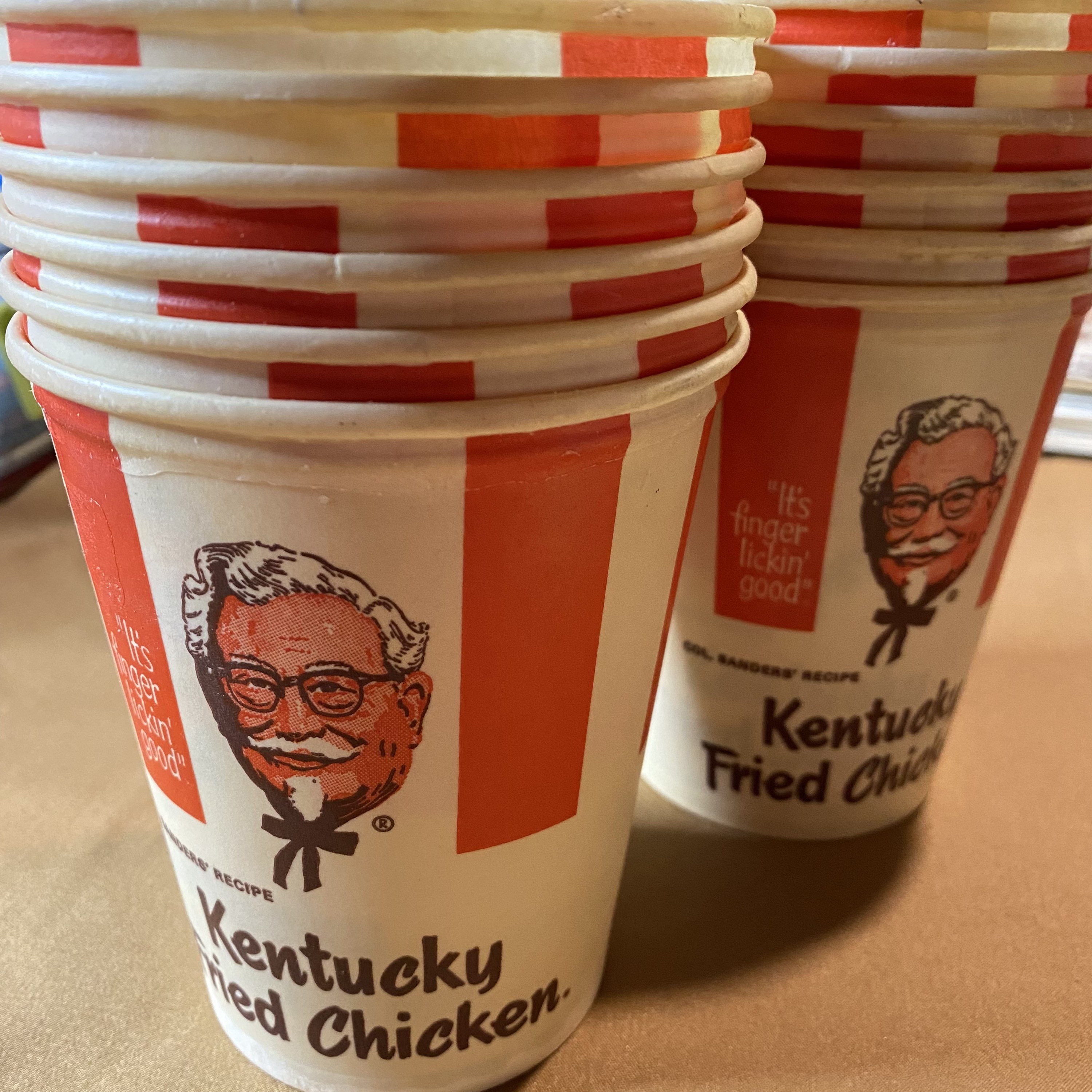 1960s KFC Drink Cup 5 1969 big Drink Container From Restaurant New Old ...