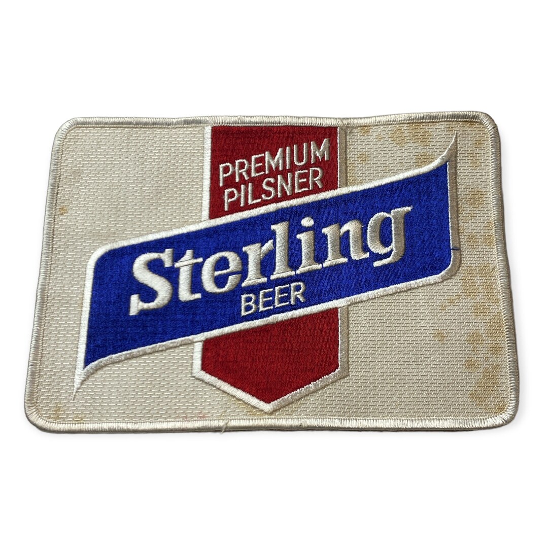 Circa 1970s STERLING BEER Cloth Uniform Patch Measures 6x9 Inches Some ...