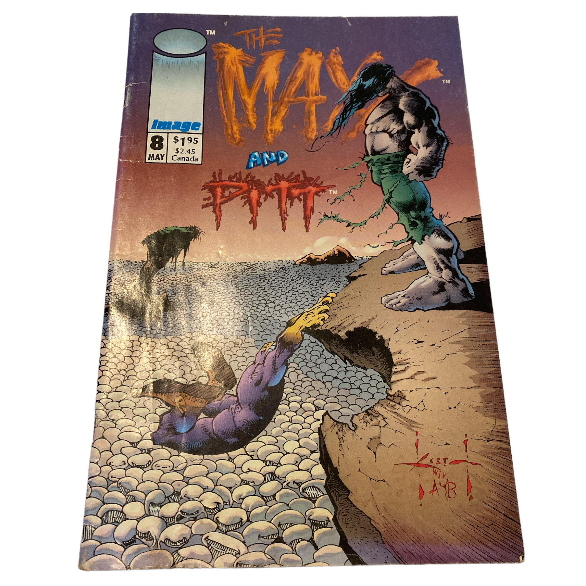 The Maxx 8 1994 Image Comics Comic Book And Pitt Newsstand Rare Etsy