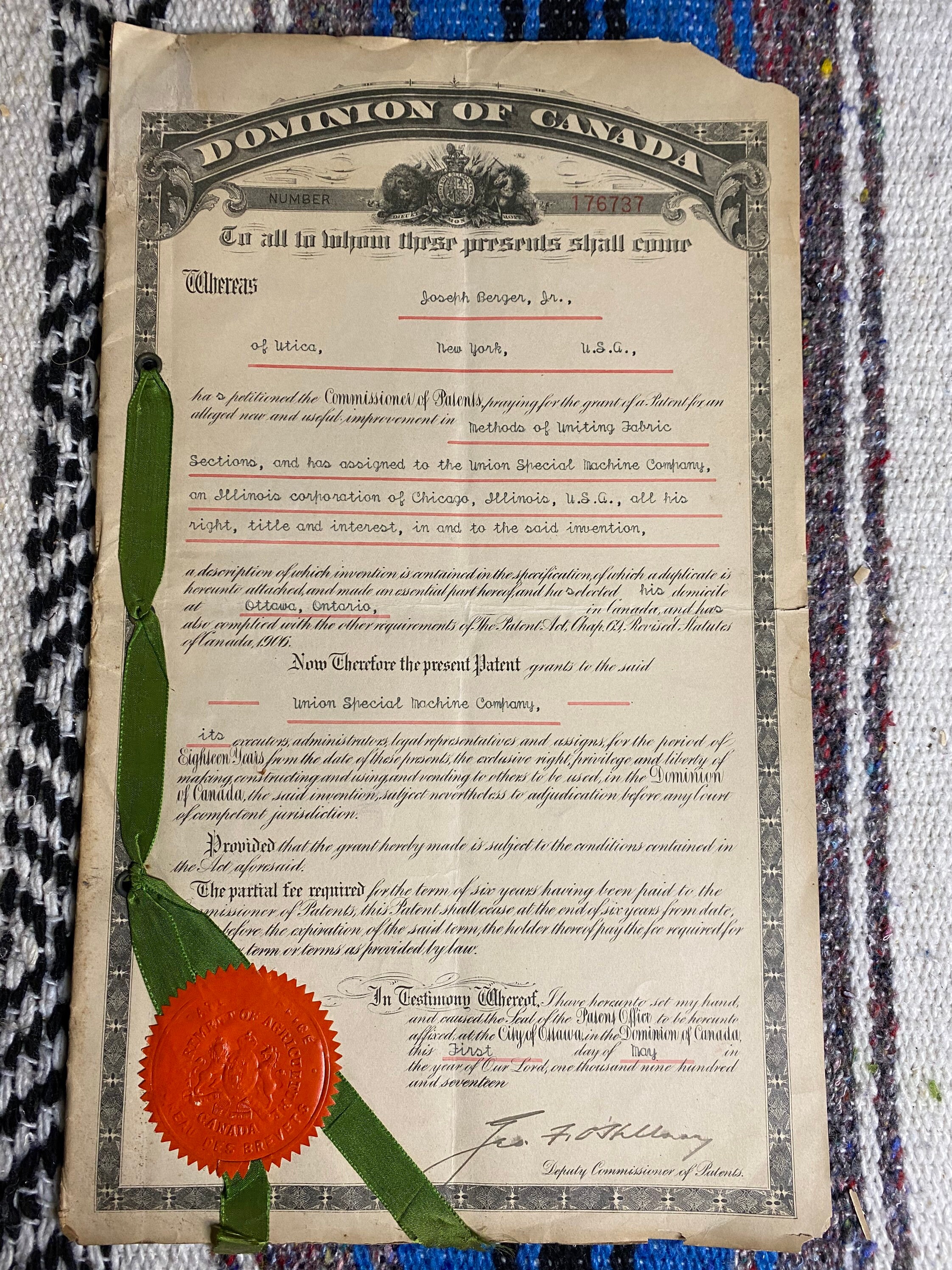 Lot of 32 Union Machine Sewing Machine Company DOMINION OF - Etsy UK