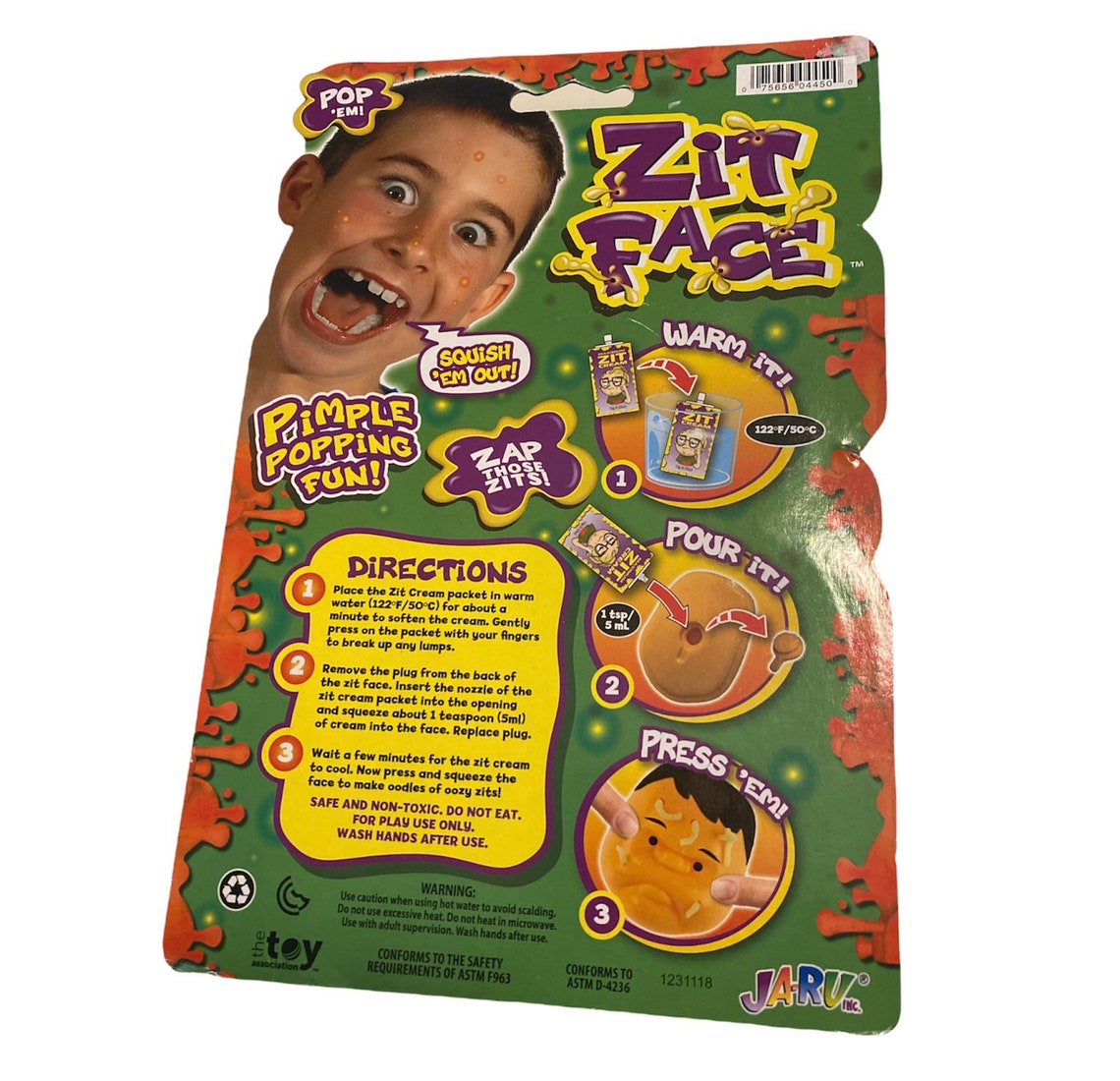 Vintage Zit Face Pimple Popping Fun Game in Original | Etsy