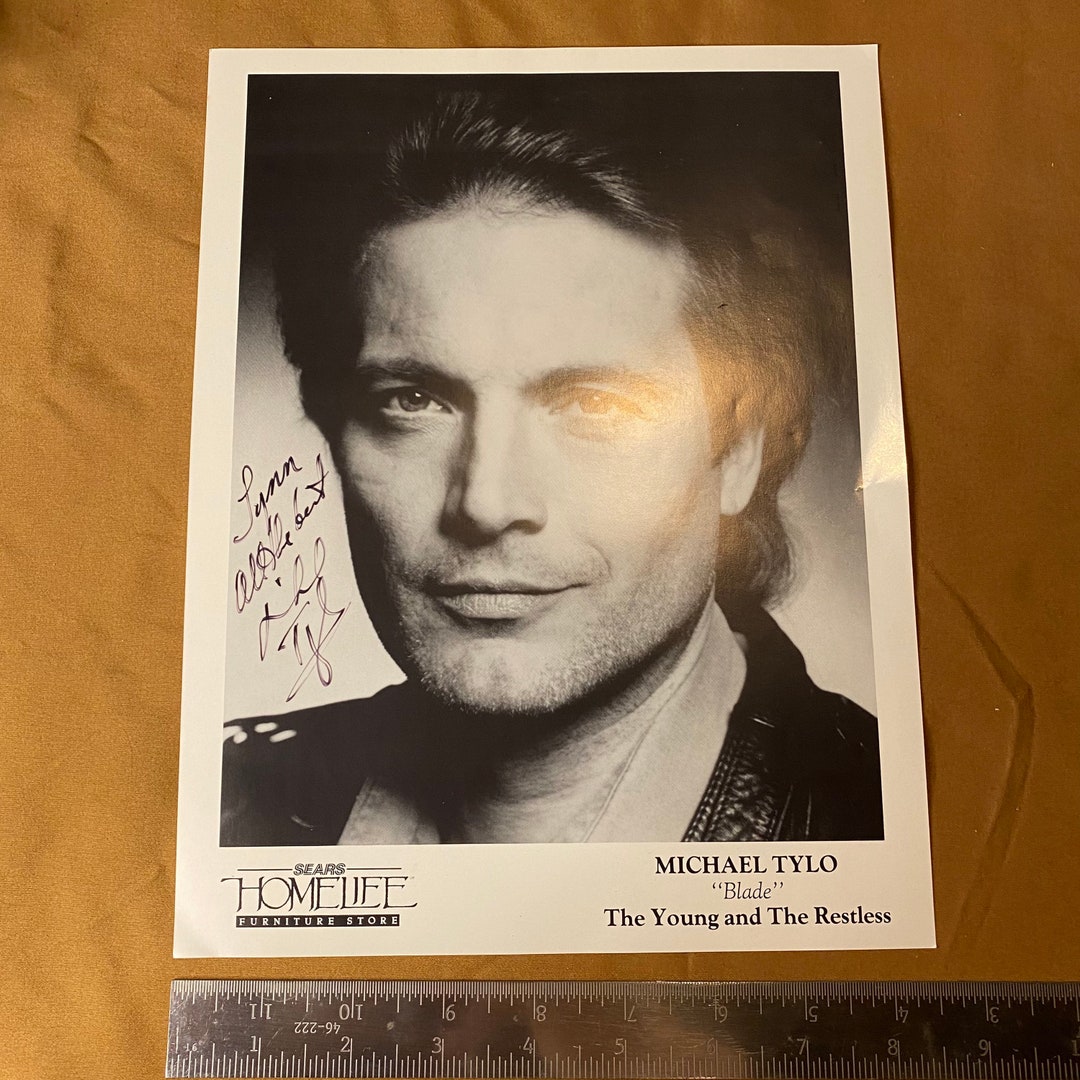 MICHAEL TYLO Autographed 8.5x11 Vintage Promo Photo Soap - Etsy