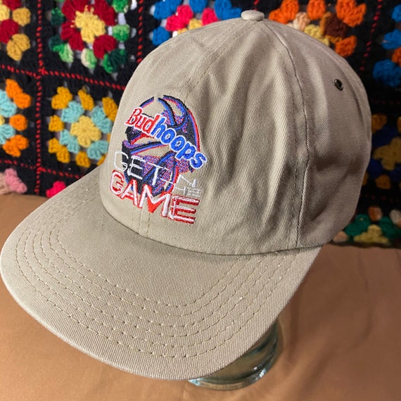 Vintage 2000s BUD HOOPS get in the Game Embroidered Logo - Etsy