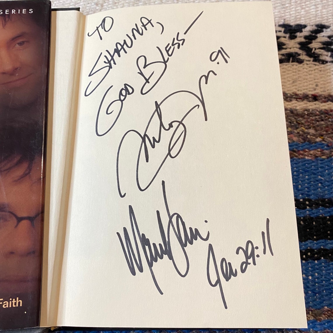 4HIM the Basics of Life Book Signed by 2 Members Mark Harris & Andy ...