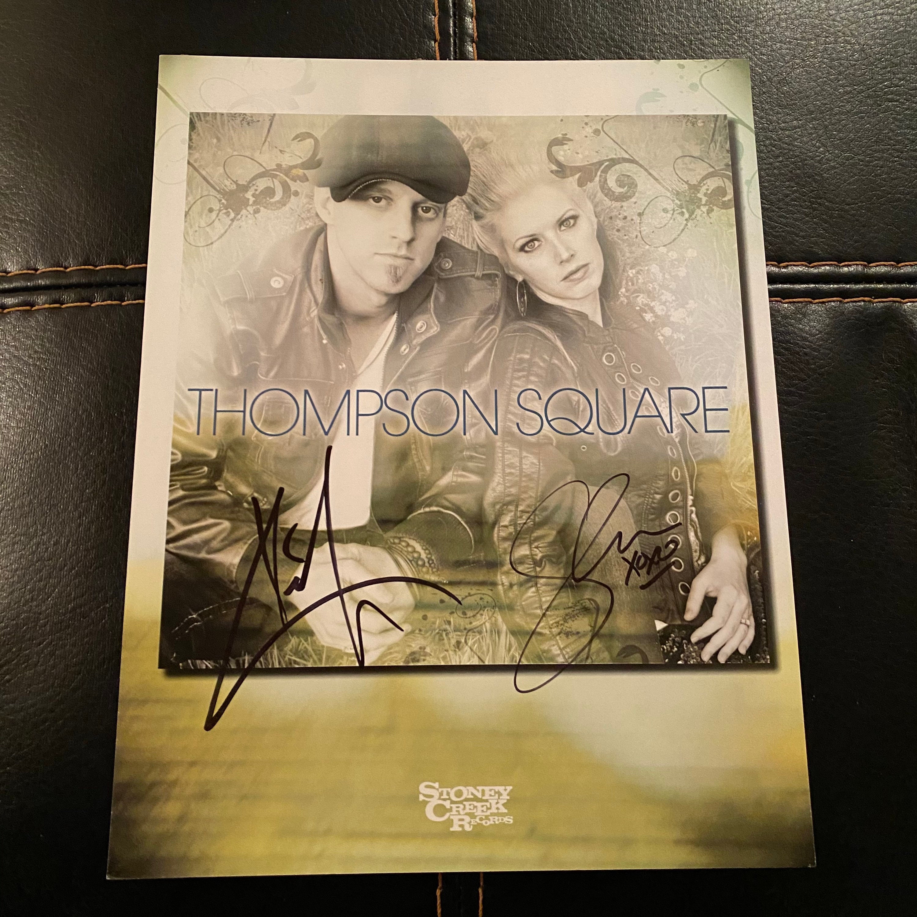 THOMPSON SQUARE Signed Autograph 8.5x11 Promo Photo Country | Etsy
