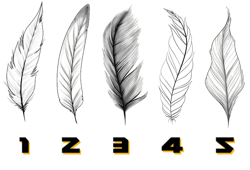 CUSTOM FEATHER NAME Tattoo Design/ Digital Custom Design /personalized ...